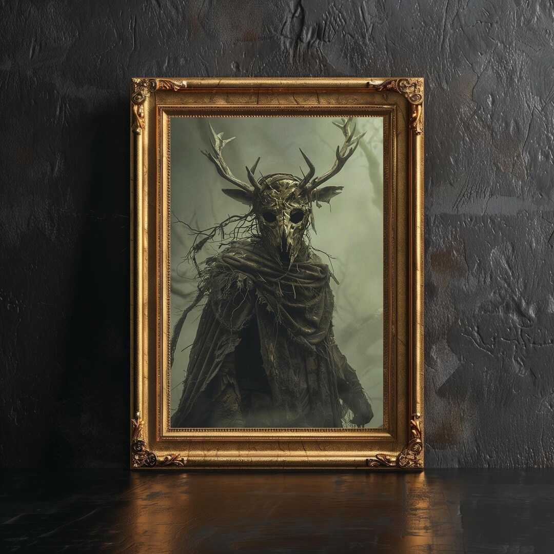 Wendigo Poster Wall Decor, Cabin Wall Decor, Victorian Print, Airbnb ...