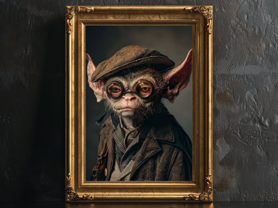 Gremlin Poster Wall Decor, Gothic Home Decor, Victorian Print, Vintage ...