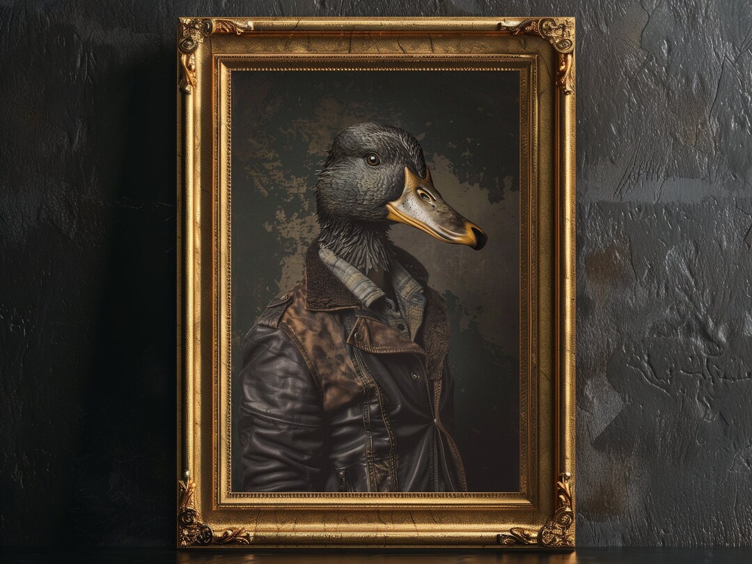 Duck Poster Vintage Gothic Posters Creepy Home Decor Dark Aesthetic ...