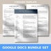 3 Google Docs Resume Template With Cover Letter & Reference Template ...
