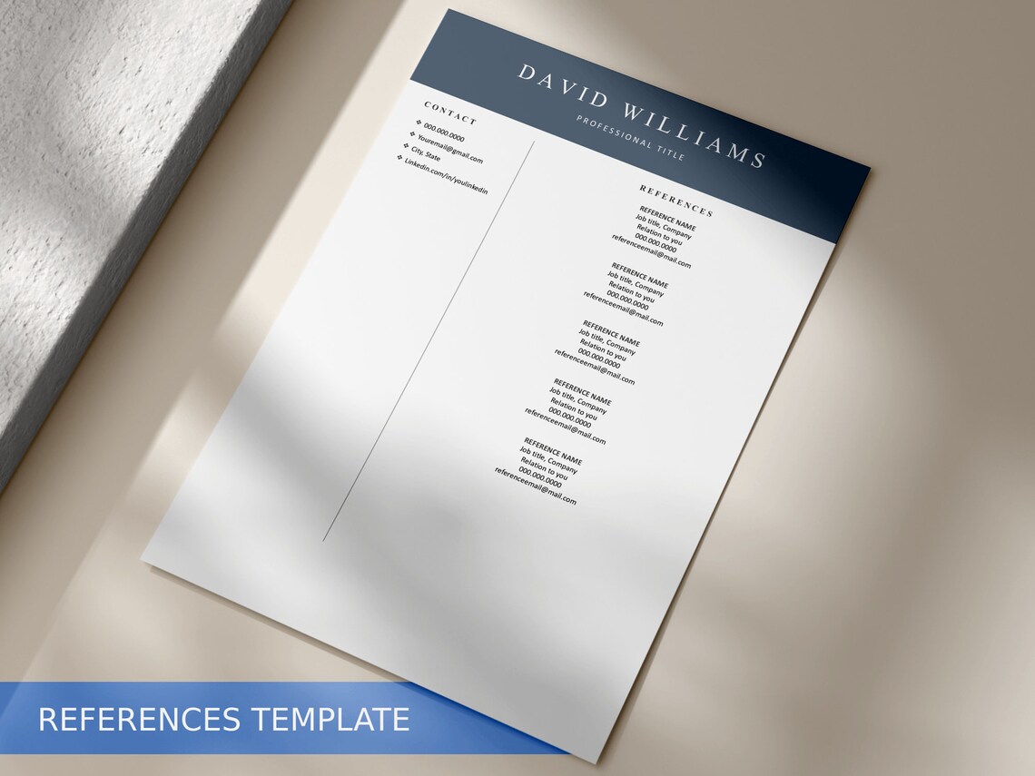 Professional Resume Template for Google Docs With Cover Letter ...