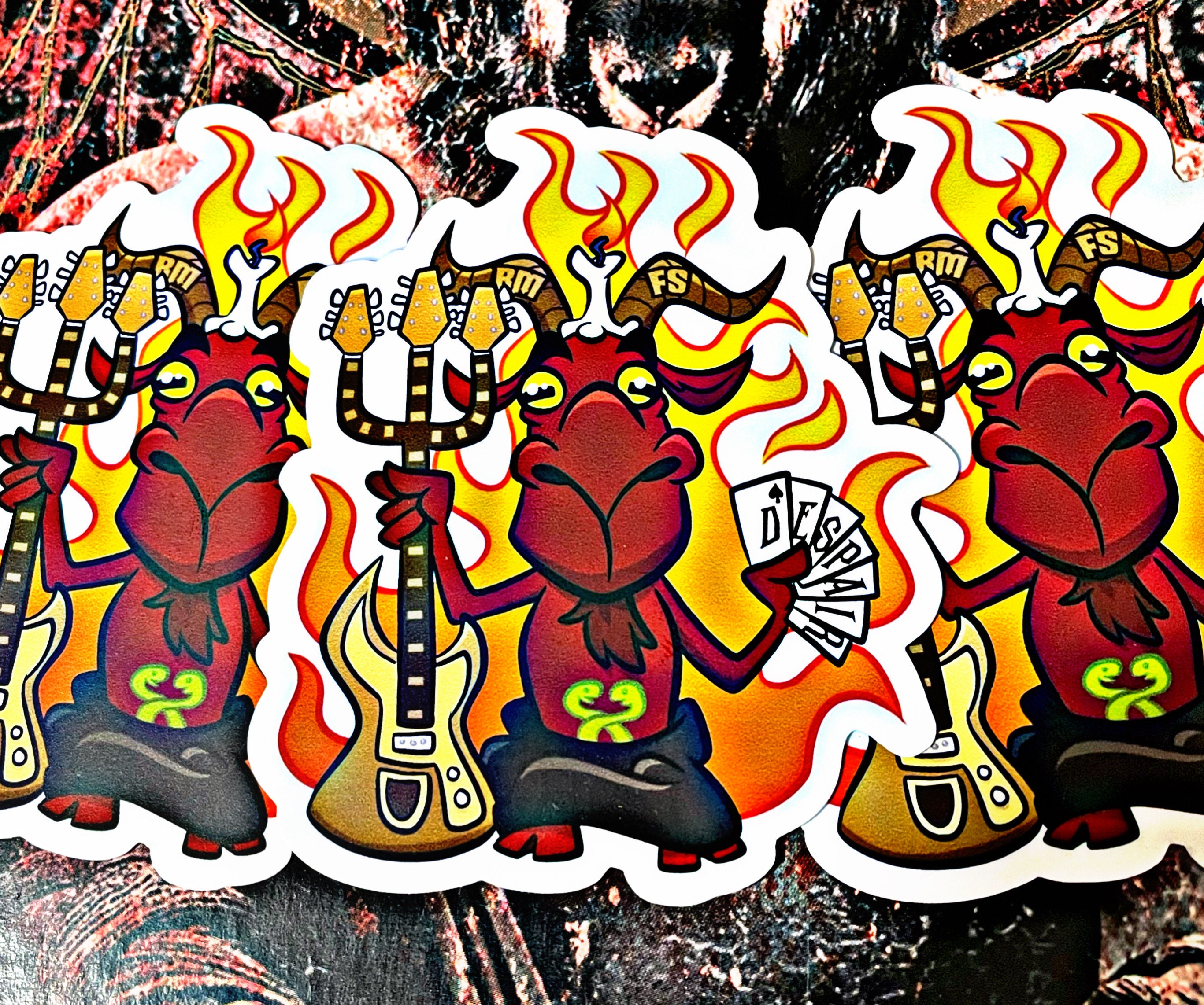 Sticker: Dealing Despair Devil Dealer Sticker billy Strings - Etsy