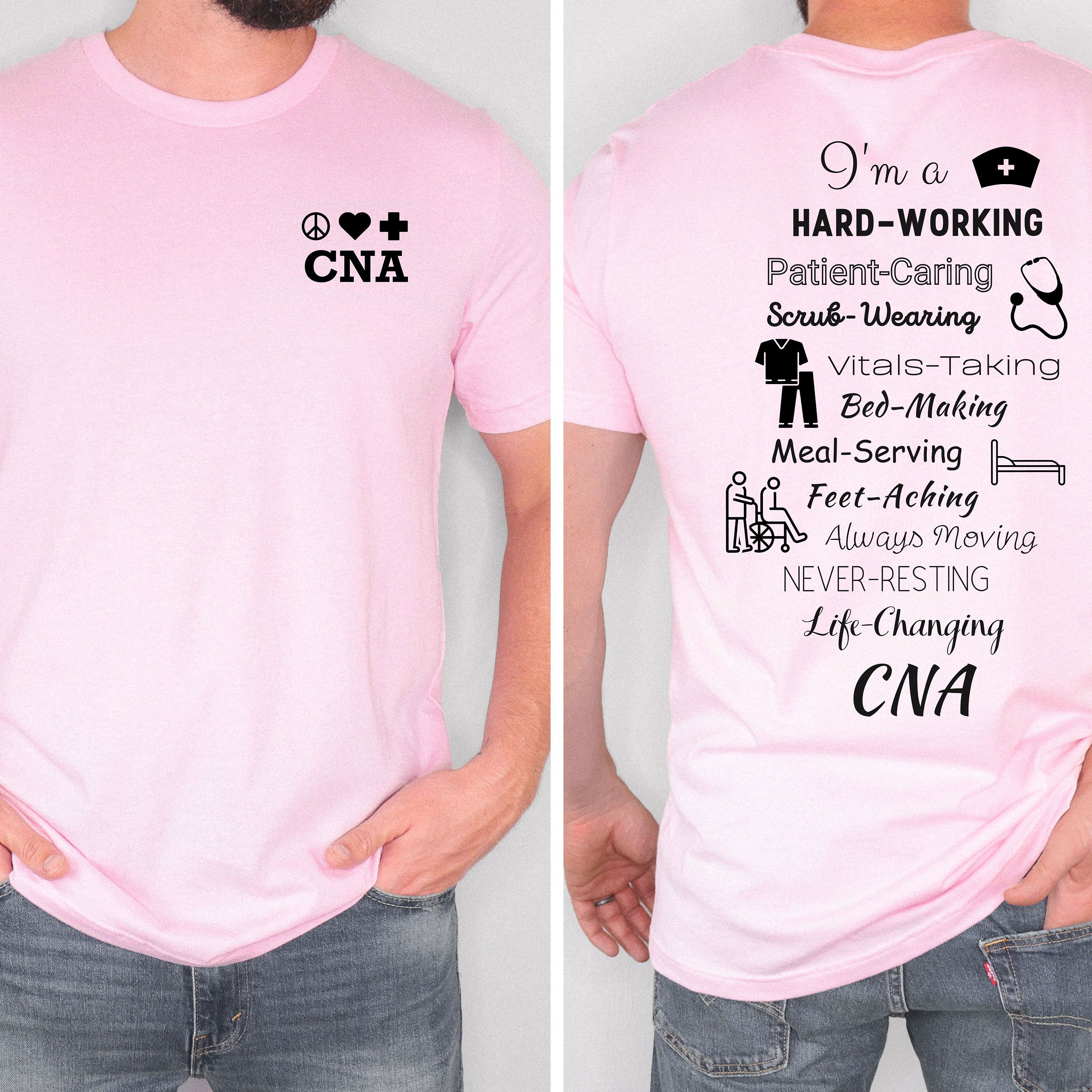 CNA Nurse Shirt, Life Changing Nursing Assistant Tee Shirt, Nurse ...