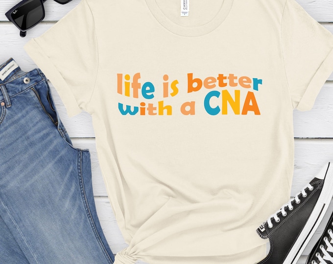 CNA Shirts, CNA Life Nursing Assistant Shirt, Health Care Tshirt for ...