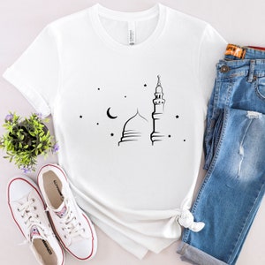 Muslim Shirt Islamic Wear Tshirt Masjid Mosque Clothes Apparel Gift ...