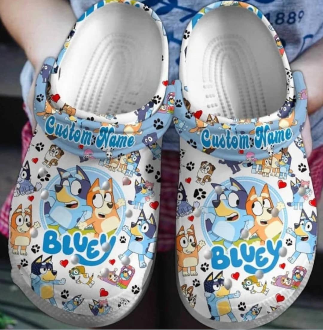 Personalized Bluey Family Crocs Clogs Shoes Comfortable for - Etsy