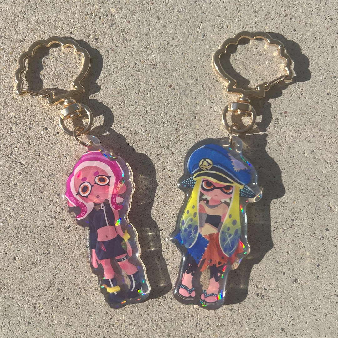 Splatoon Charms Agent 3 & 8 - Etsy