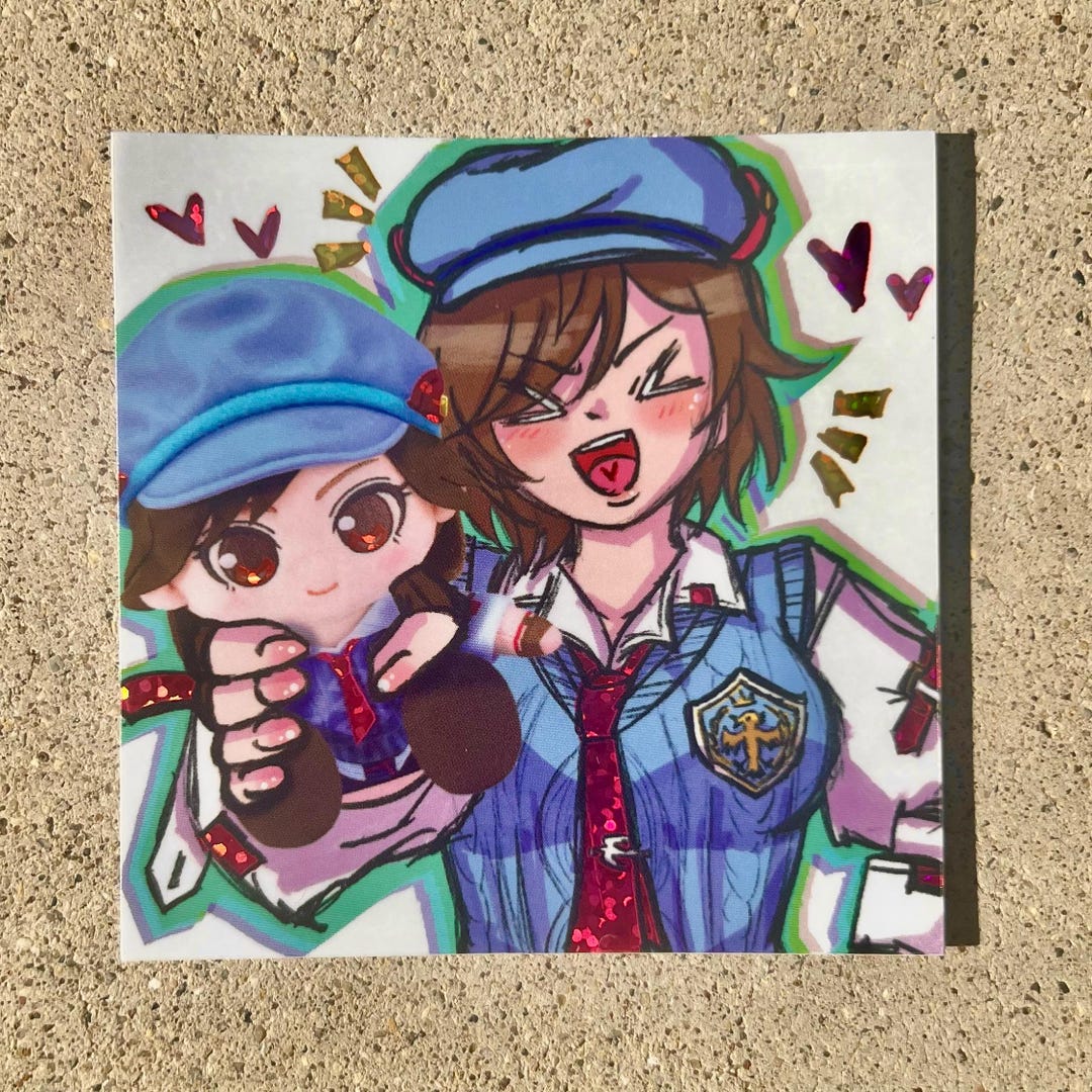 Tekken Asooka Plush Sticker - Etsy