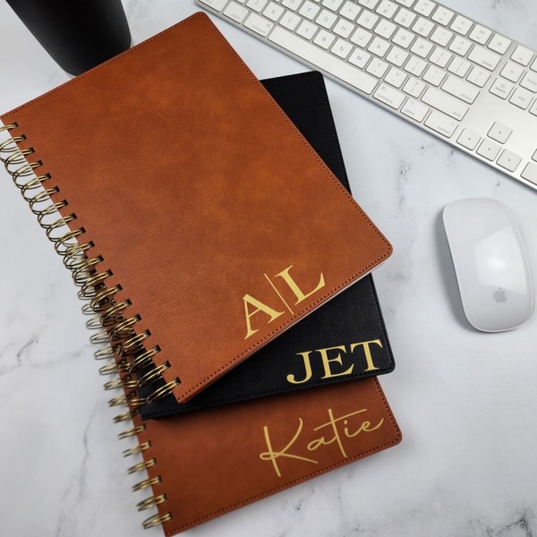 Leather Bound Notebook - Etsy