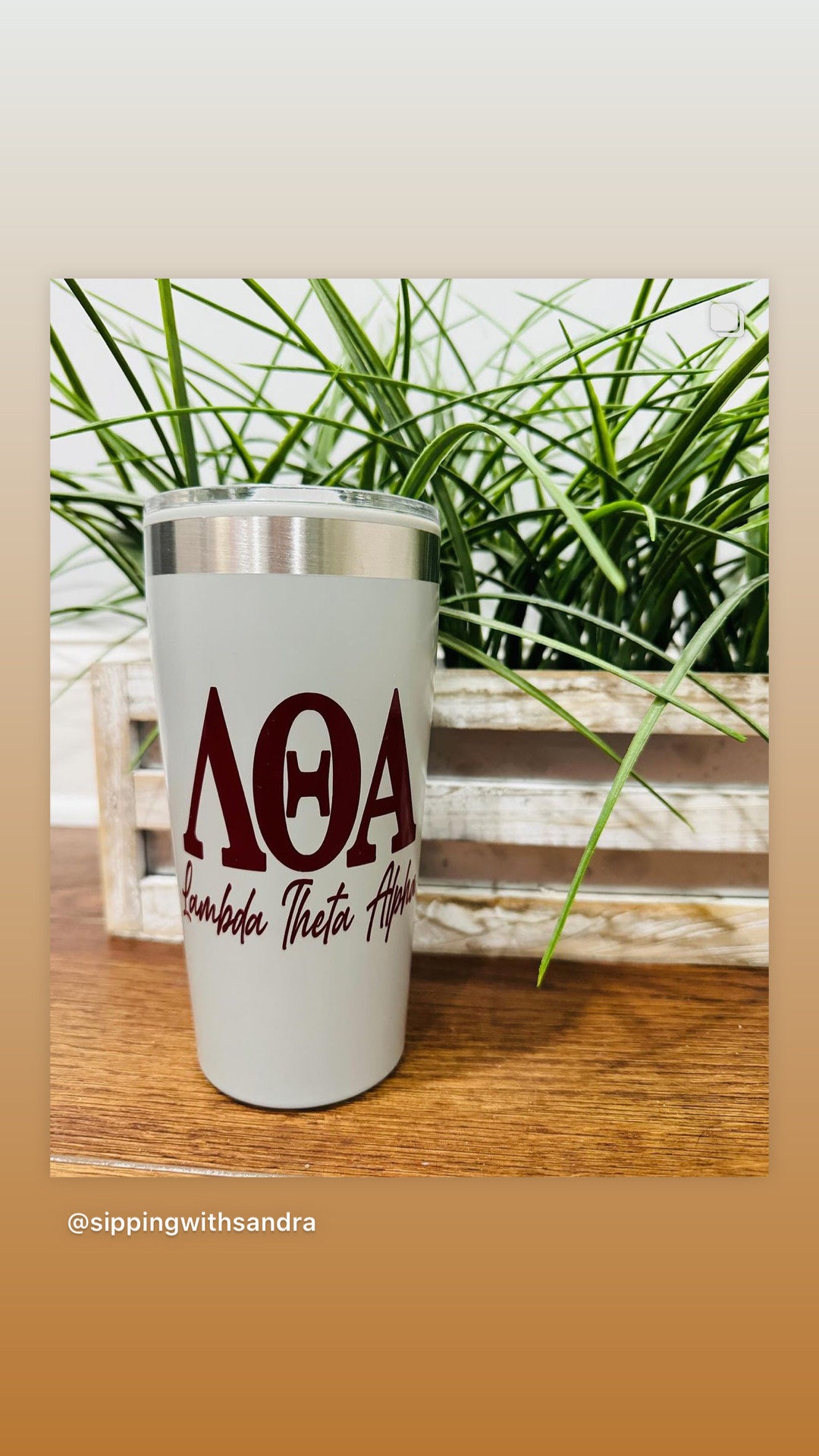 Lambda Theta Alpha Tumbler 20 Ounces - Etsy