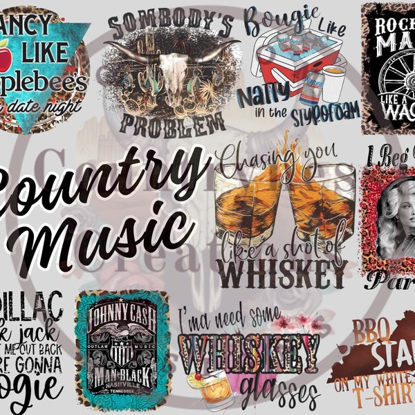 Country Music Decal - Etsy