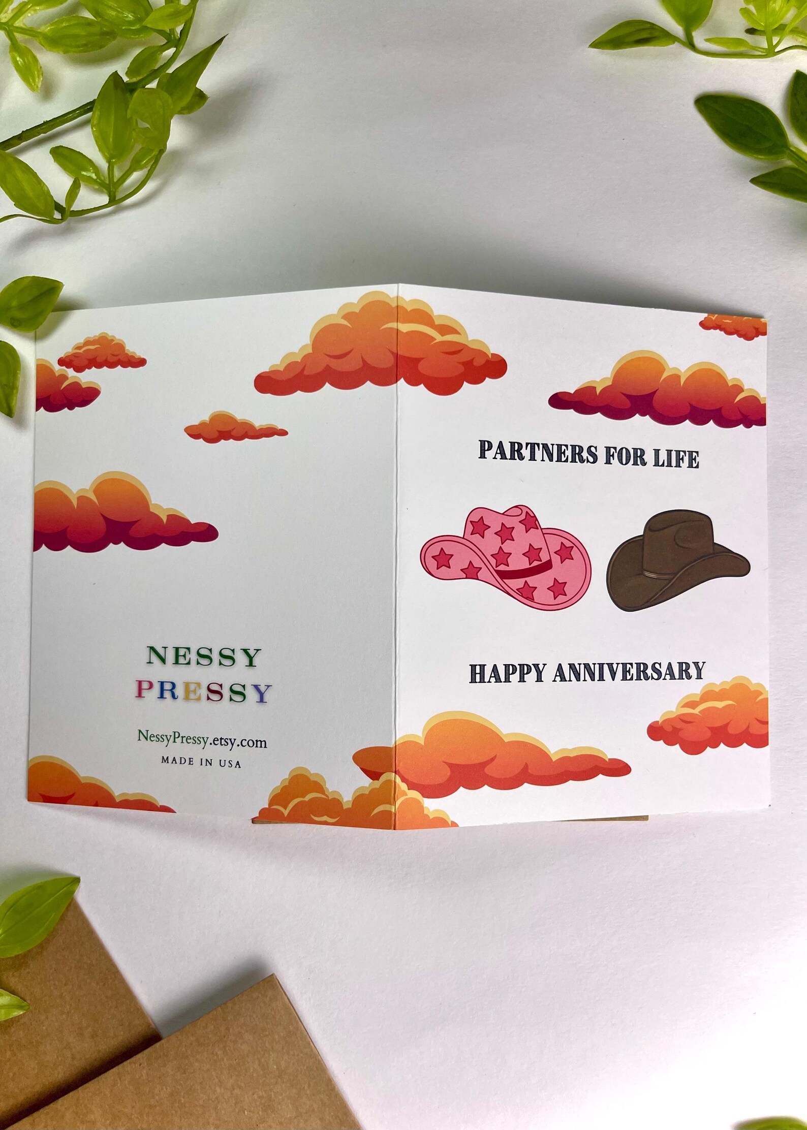 Western Cowboy Anniversary Card - Wes Anderson Anniversary Card - 6th ...