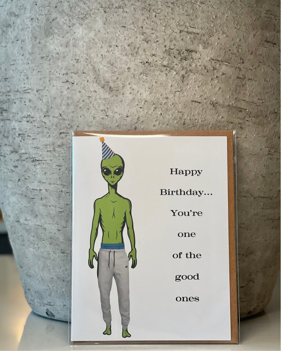 Alien Birthday Card Alien Card Alien Birthday Man Alien Birthday Party ...