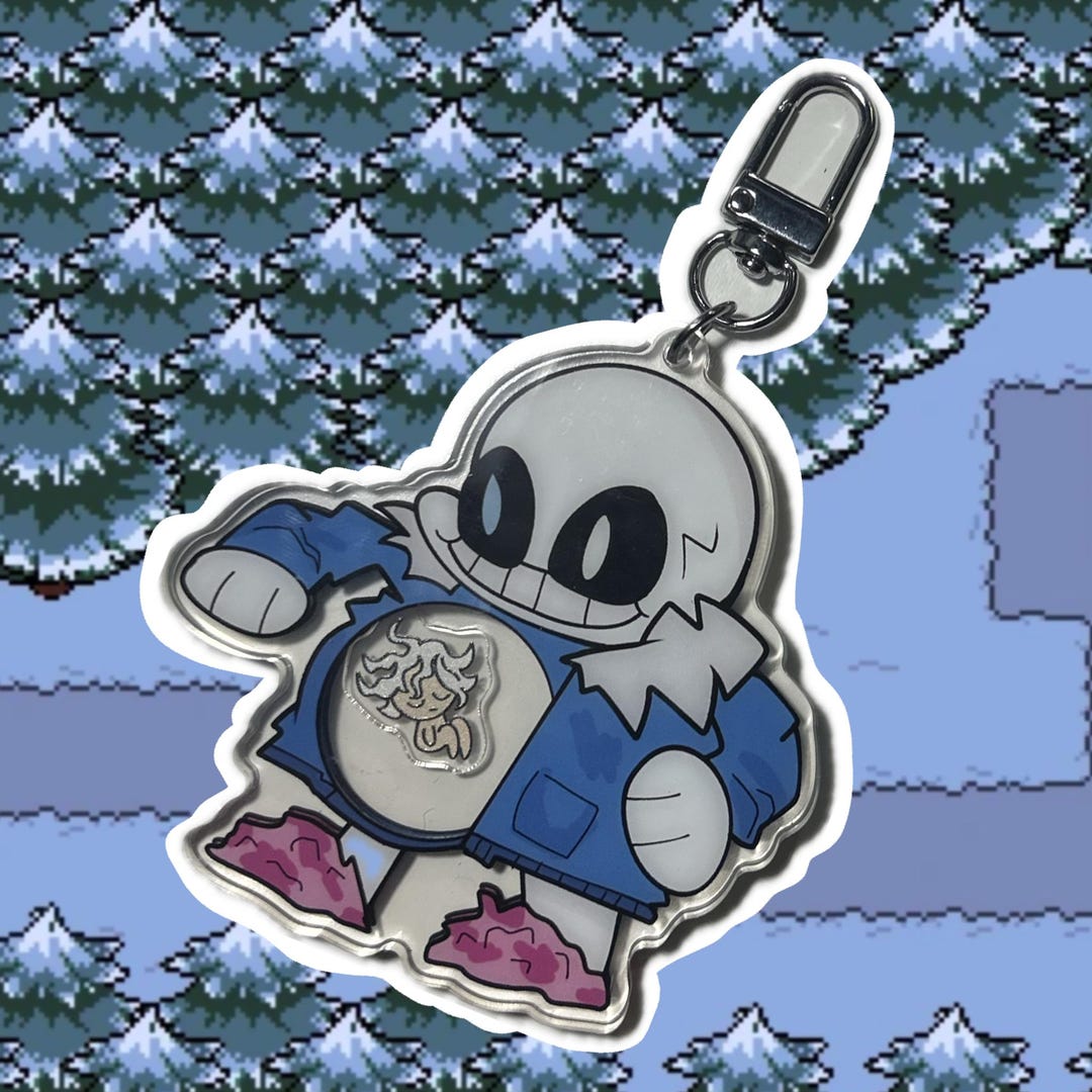 Pregnant Sans Keychain - Etsy