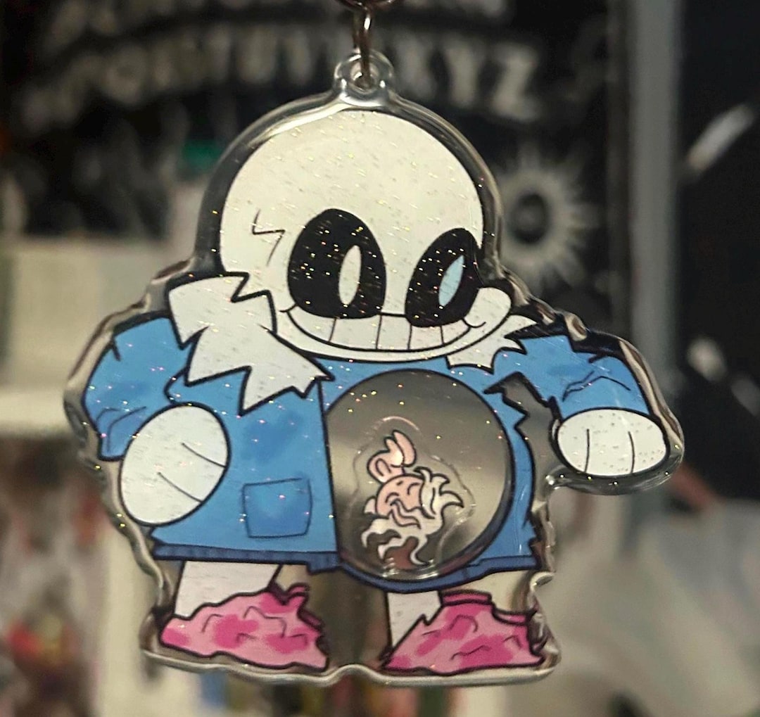 Pregnant Sans Undertale Keychain - Etsy
