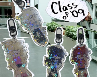 Class of '09 Nicole, Jecka, Ari & Emily Acrylic Charms - Etsy