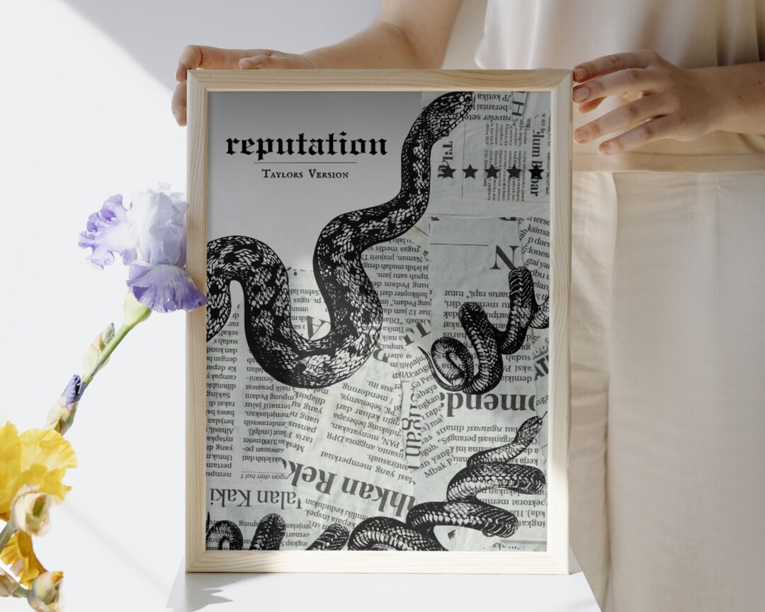 Reputation taylors Version Taylor Swift Art Print Printable Decor ...