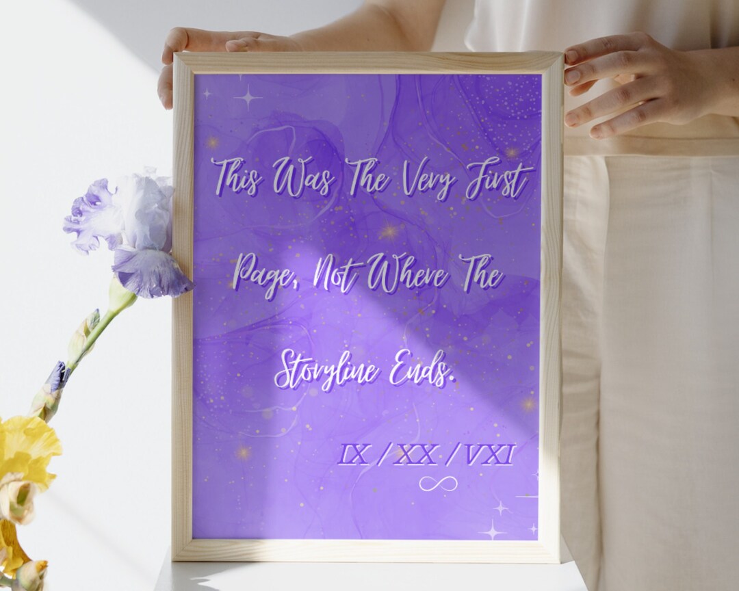Enchanted Lyrics - Taylor Swift Personalized Art Print | Your ...
