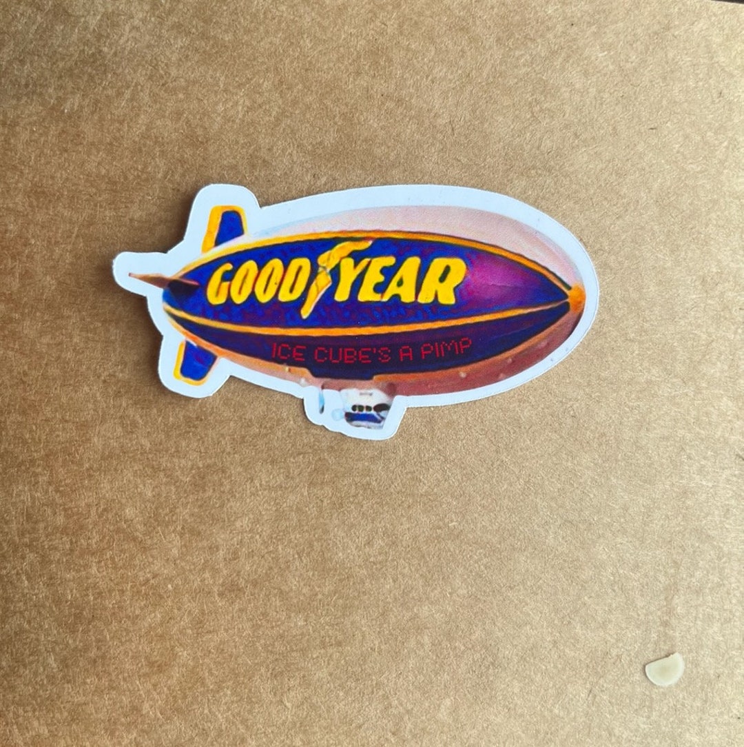 Ice Cube's A Pimp Goodyear Blimp 1 Sticker - Etsy