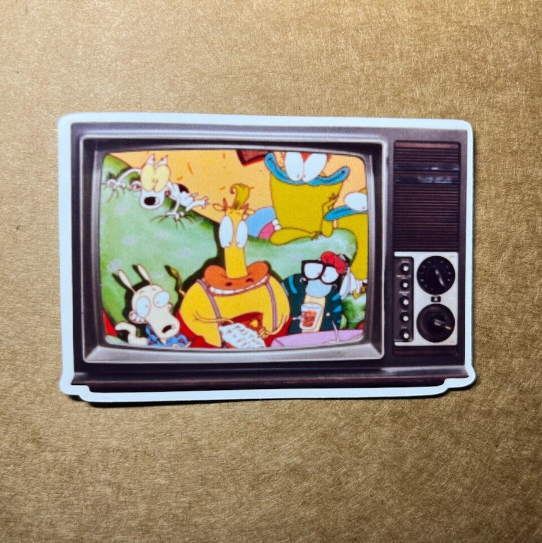 Rocko's Modern Life Family Retro TV Sticker 1 - Etsy