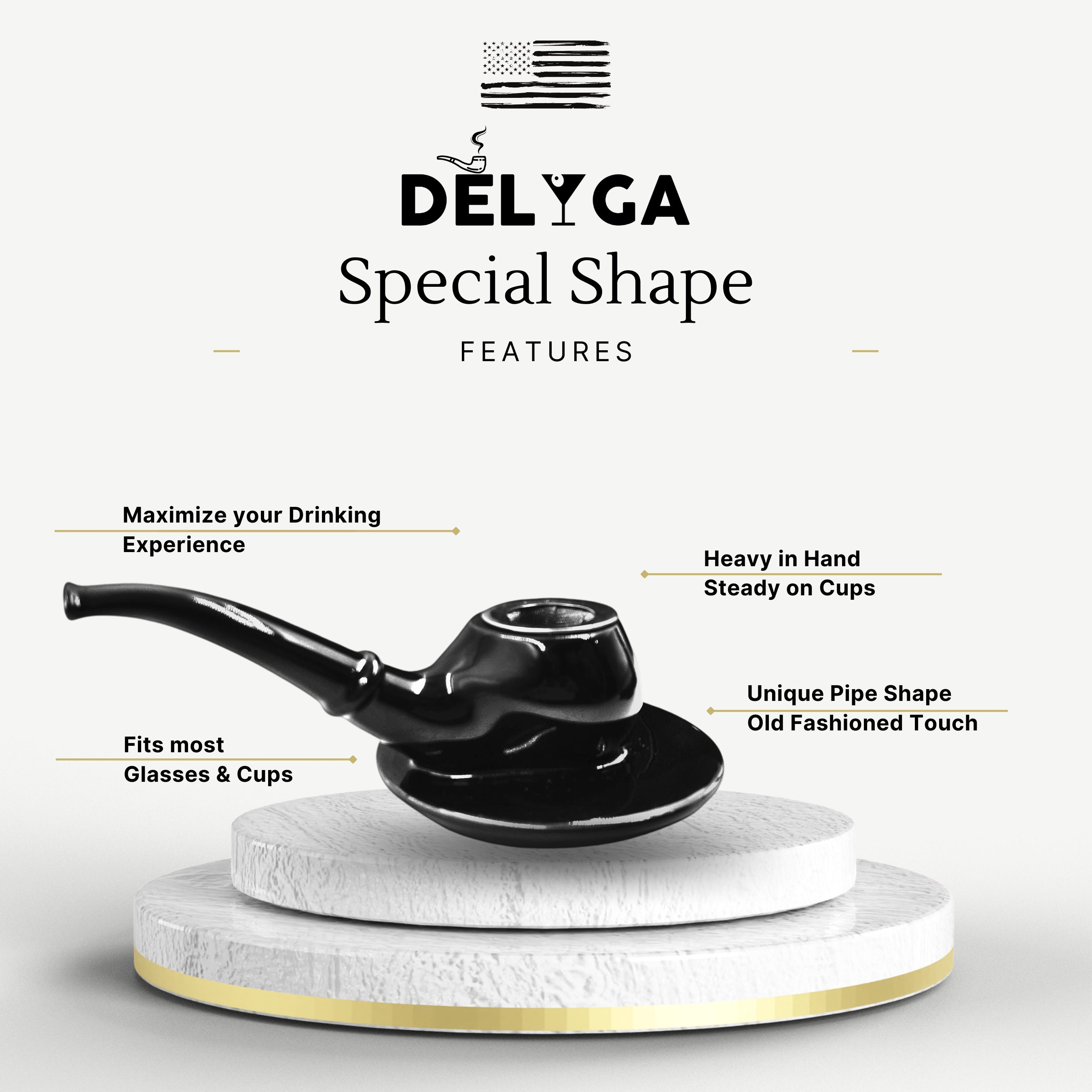 Cocktail Smoker Kit With Torch, Pipe-shaped, Whiskey Smoker, 4 Wood ...