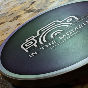 360 Photo Booth Vinyl Logo - Personalized Decal Wrap for Your 360 ...