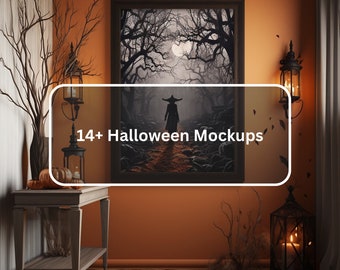 Art Frame Poster Mockup Bundle PSD PNG Interior Design Mega - Etsy