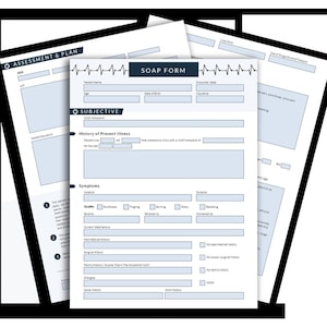 SOAP NOTE TEMPLATE - Etsy