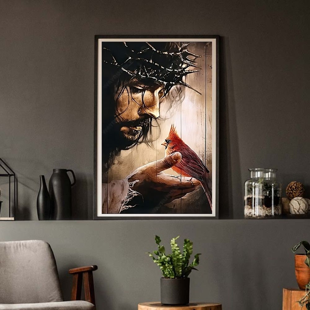 Divine Wall Art: Sacred Heart Jesus Canvas Print Ideal Wall Decor for ...