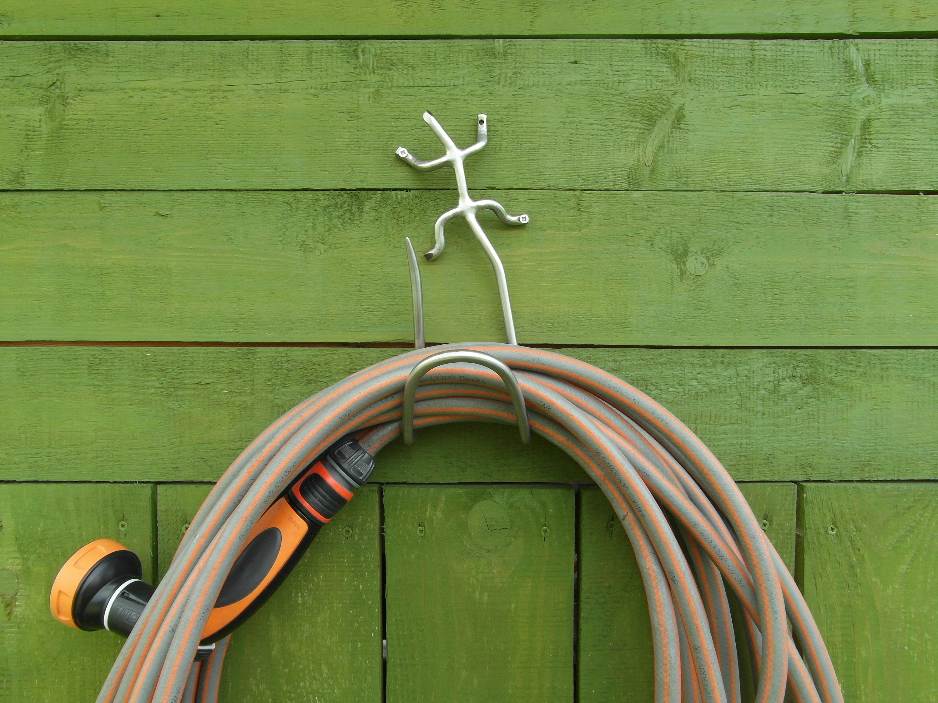 Garden Hose Holder Lizard Made of Stainless Steel - Etsy