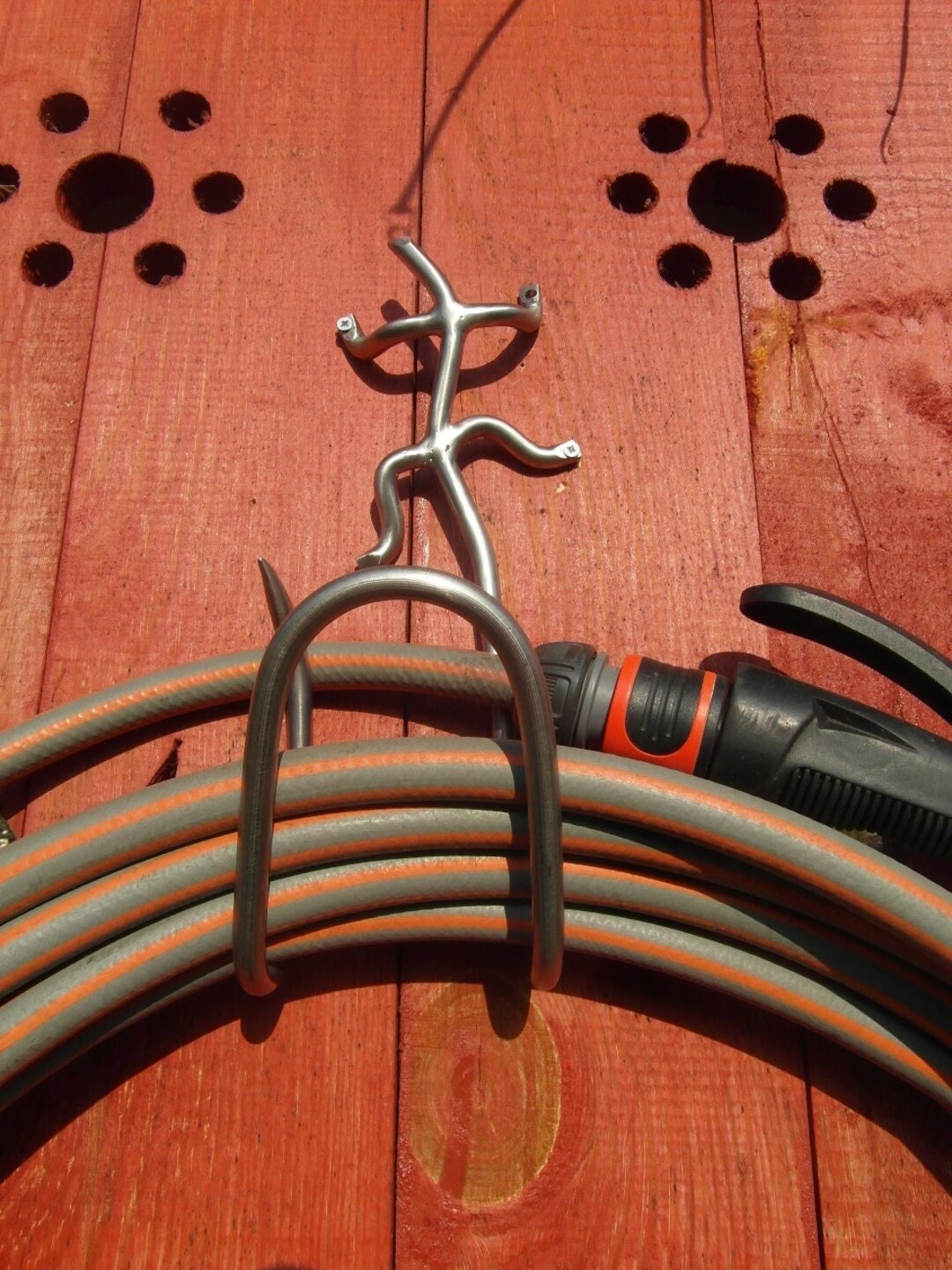 Garden Hose Holder Lizard Made of Stainless Steel - Etsy