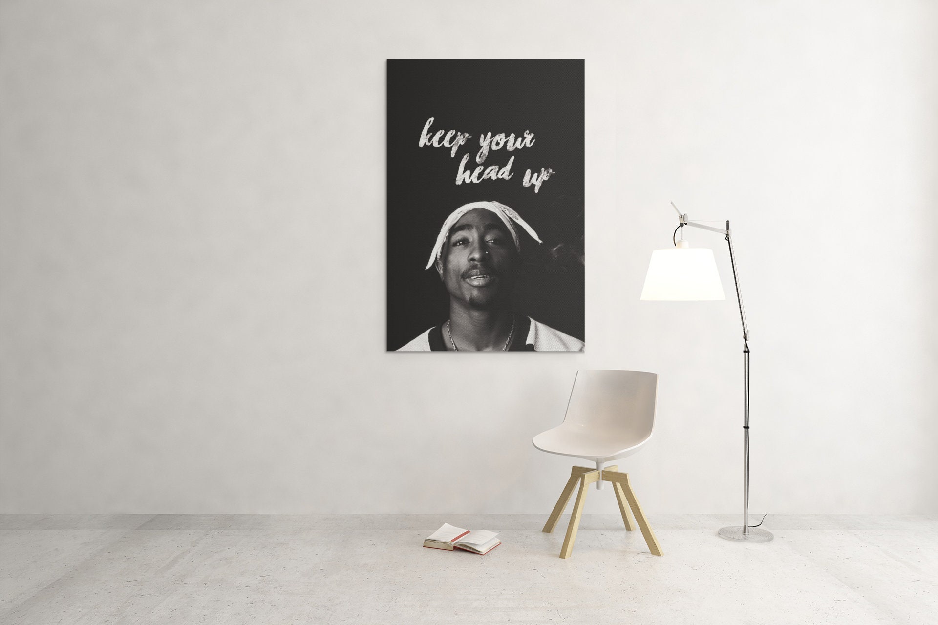 Tupac Canvas Vintage 2pac Wall Art Hip Hop Canvas Various Sizes - Etsy
