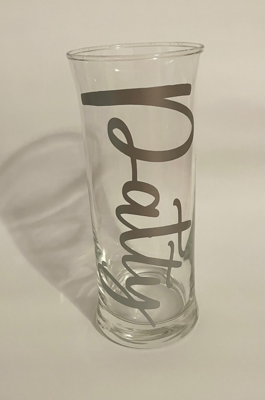 Custom Drinking Glass - Etsy