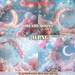 Pink Stars Moon Digital Backdrop, Baby Birthday, Photoshoot (digital ...