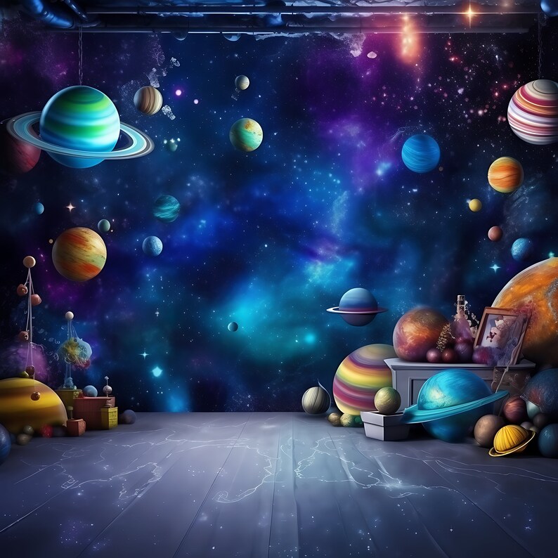 50 High-resolution Png Files - 3D Space and Galaxy Theme Studio ...