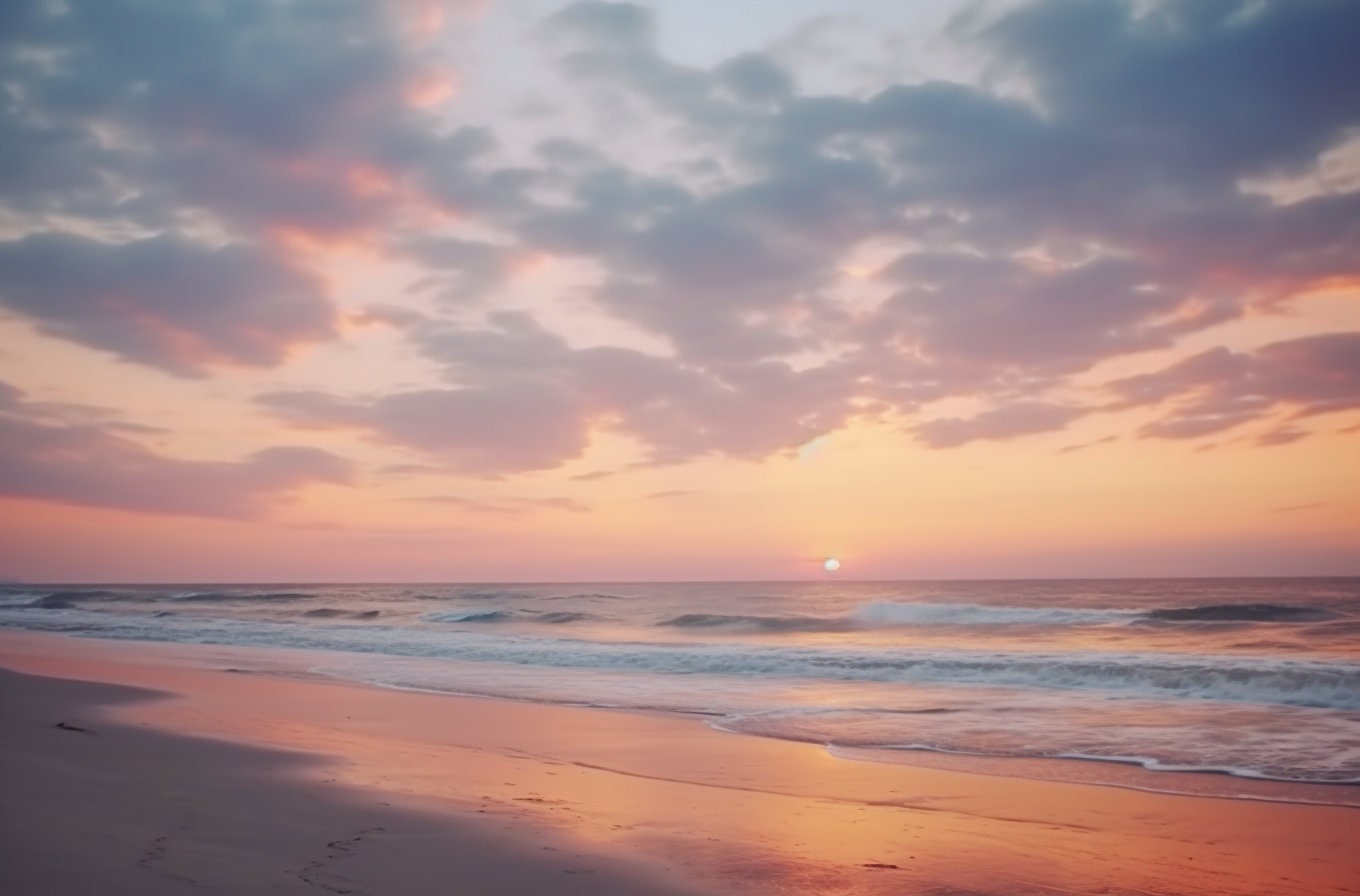 30 High-res PNG Backdrops: Sunset Beach, Light, Ray, Bokeh, Dusk ...