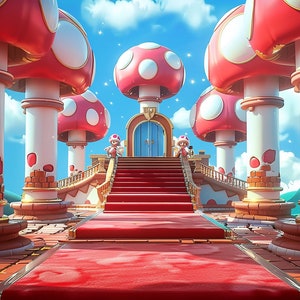 33 Super Mario Backdrop | Digital Download | Kids and Toddler Backdrops ...