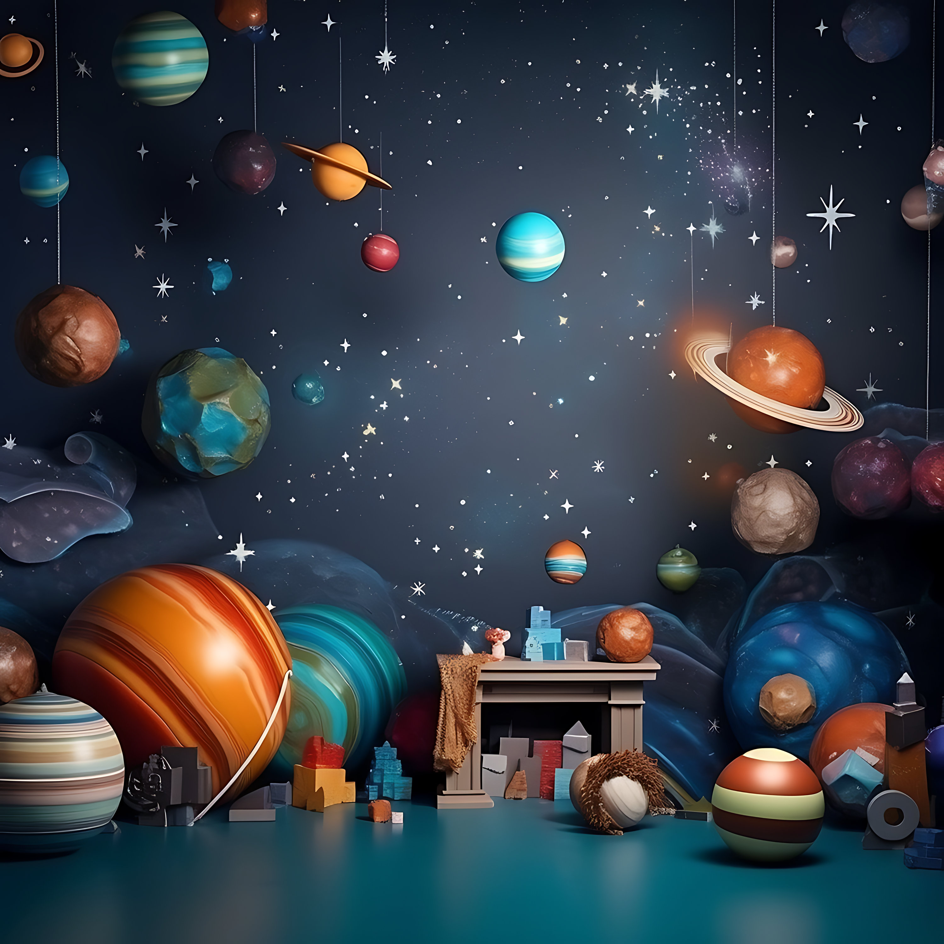 50 High-resolution Png Files - 3D Space and Galaxy Theme Studio ...