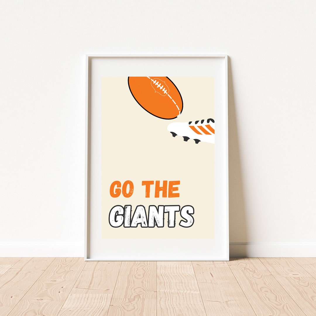 GWS Giants - Kids Print - Digital Download - Art Print - Bedroom ...