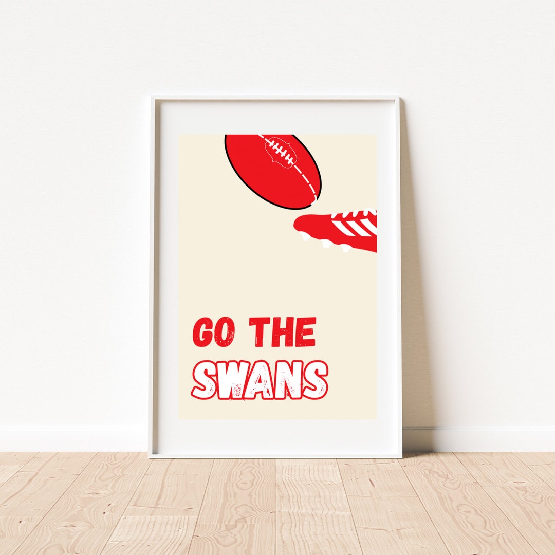 Sydney Swans Kids Print Digital Download Art Print Bedroom Playroom ...