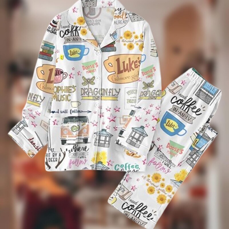 Gilmore Girl Pajamas - Etsy