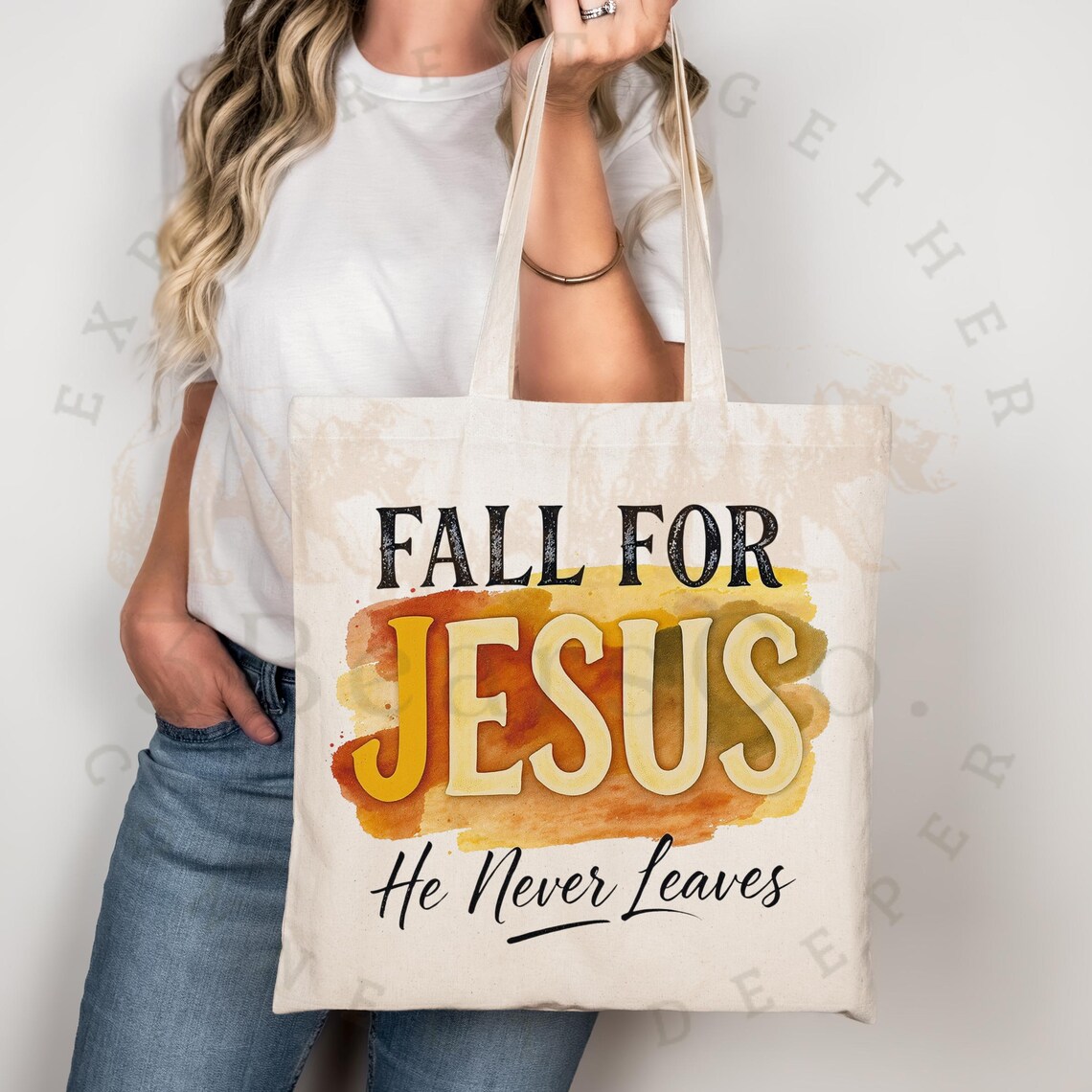 Fall for Jesus PNG: Christian Fall Sublimation Design (digital Download ...