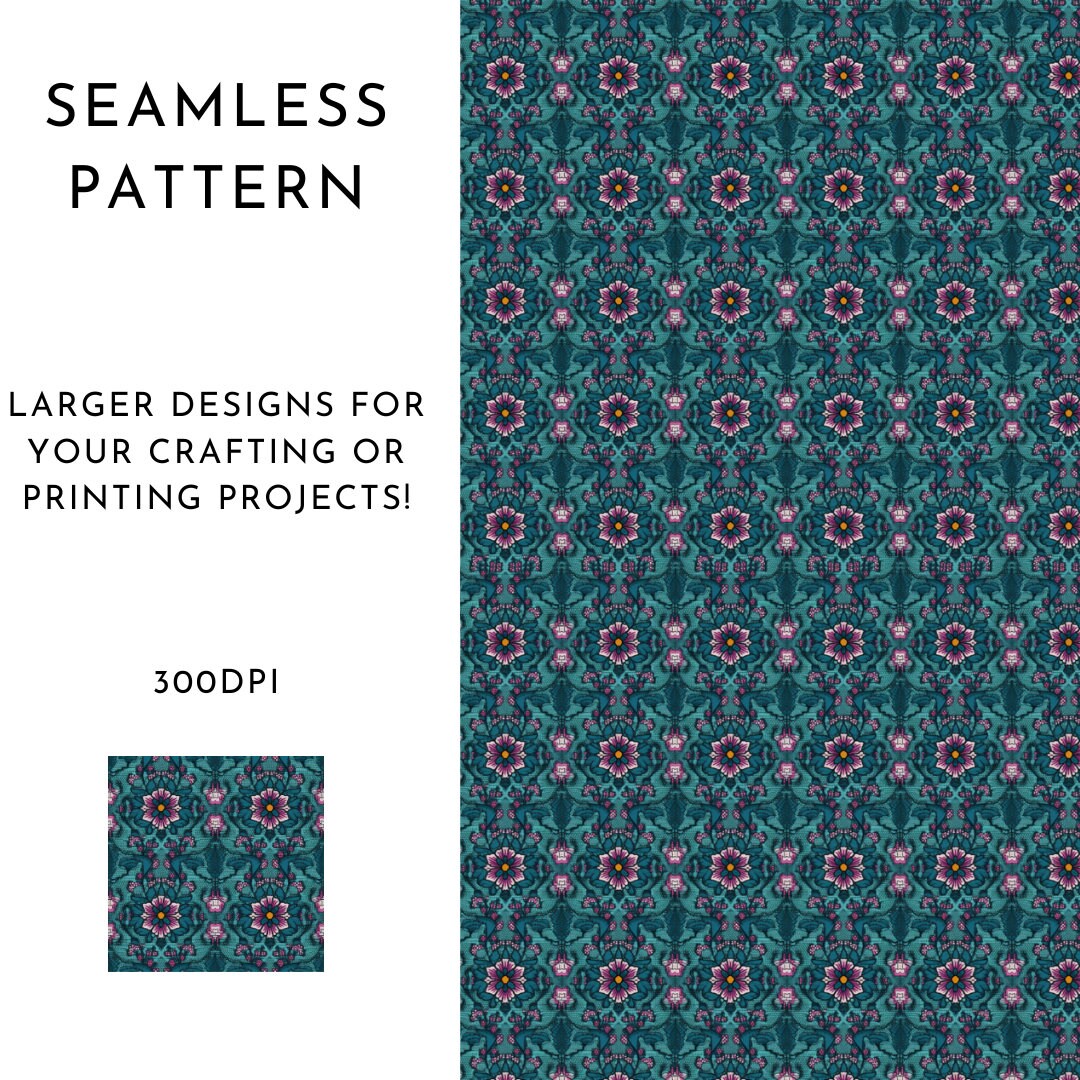 Embroidery Seamless Patterns - Etsy