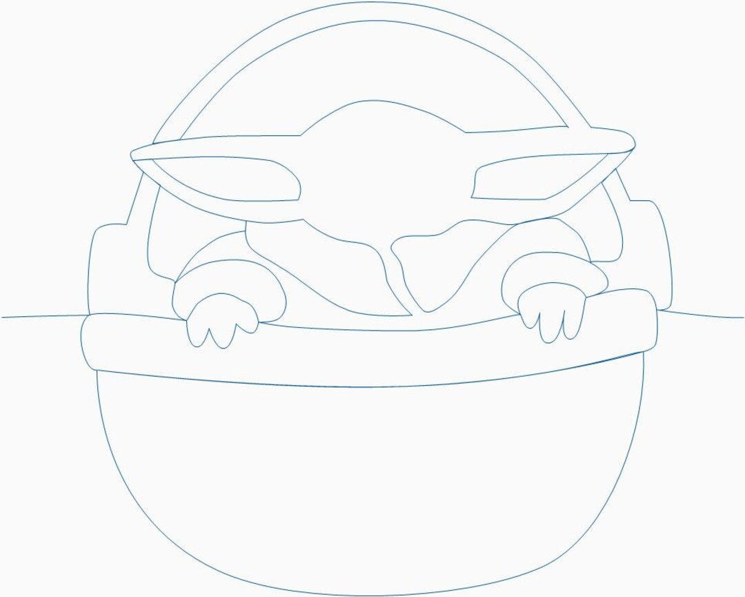 Baby Alien Edge to Edge Pantograph for Computerized Longarm Quilting - Etsy