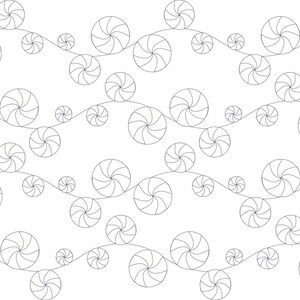 Peppermint Candies Pantograph for Machine Quilting or Embroidery - Etsy