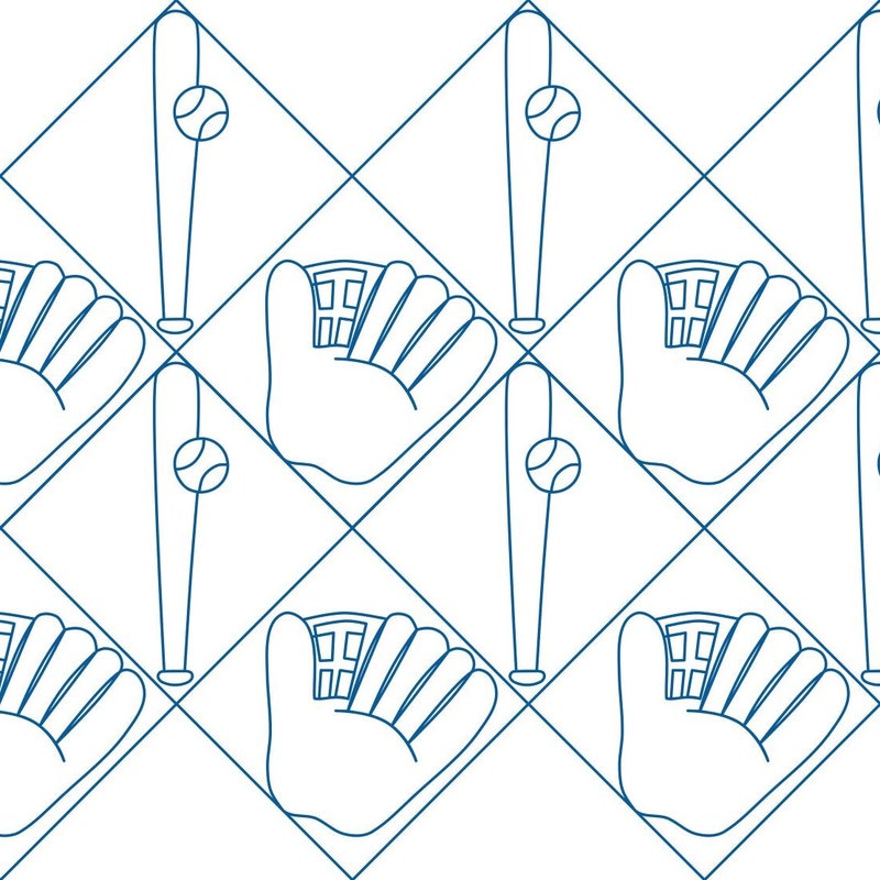 Baseball Quilt Kit - Etsy