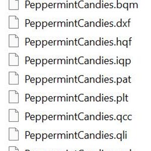 Peppermint Candies Pantograph for Machine Quilting or Embroidery - Etsy