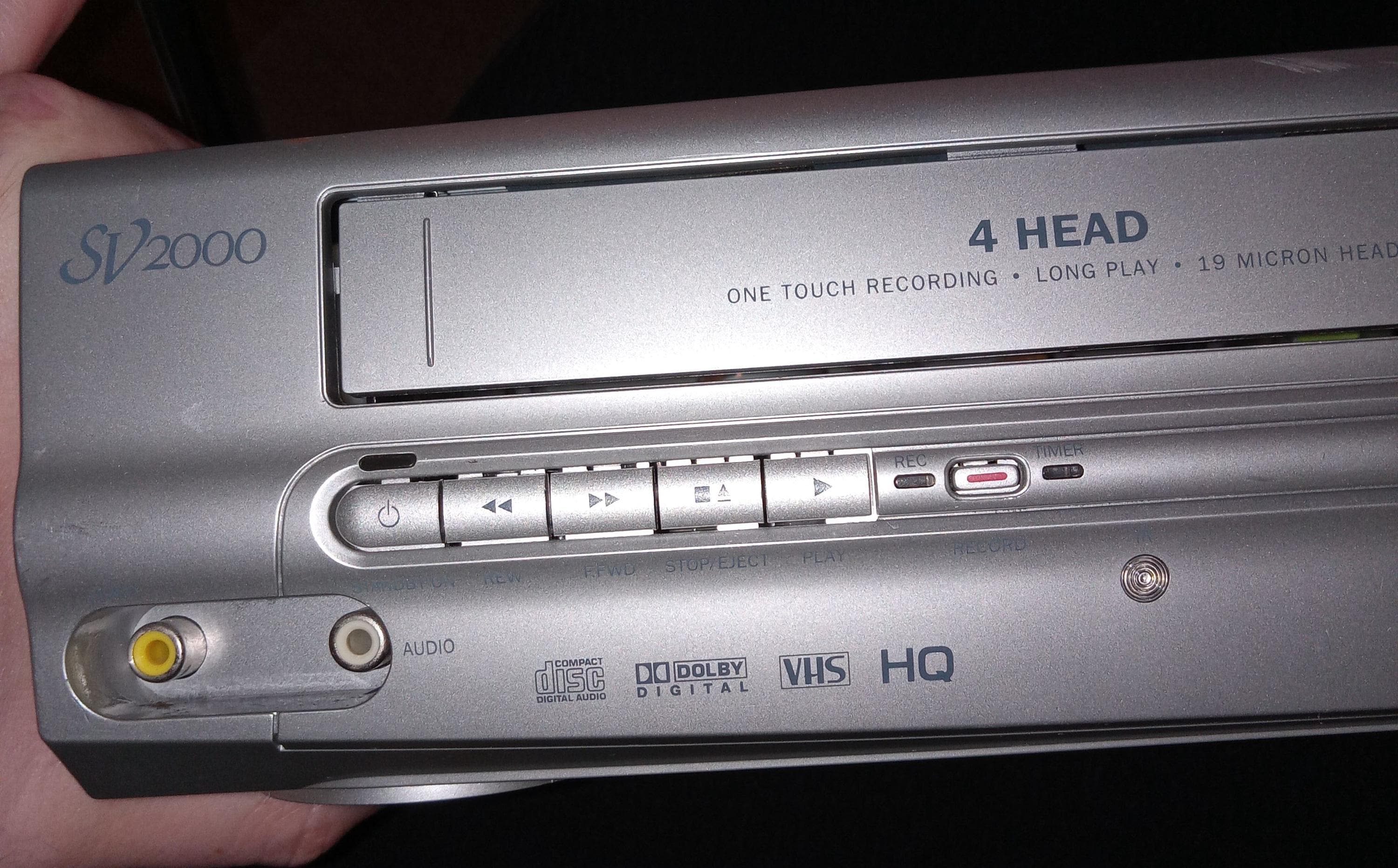 SV2000 CSV205DT Vhs Recorder/dvd Player VCR Combo W/ Remote - Etsy