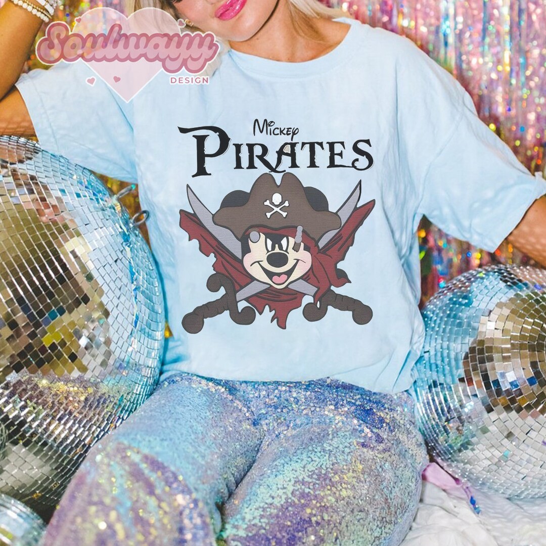 Mickey Pirates Shirt Minnie Pirate Shirt Disney Pirate Themed Tee ...