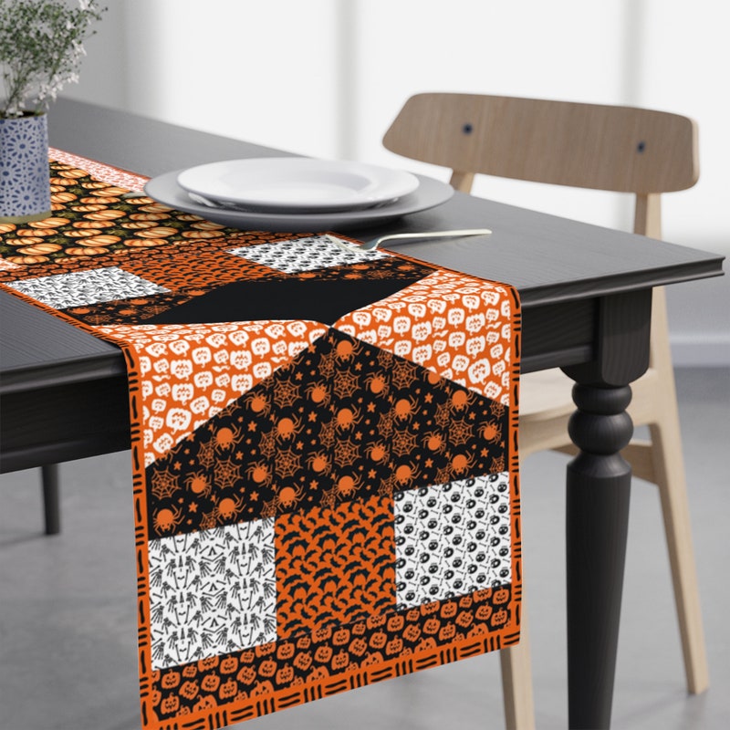 Halloween Table Runner Pattern - Etsy